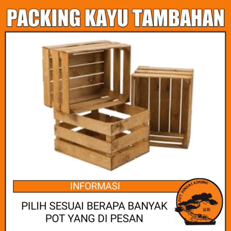 Jual Packing Kayu Untuk Keamanan Pot Bonsai | Shopee Indonesia