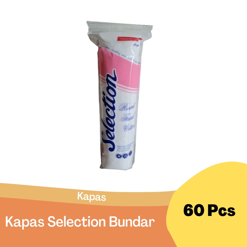 Jual Kapas Selection Round Facial 80 gr | Shopee Indonesia