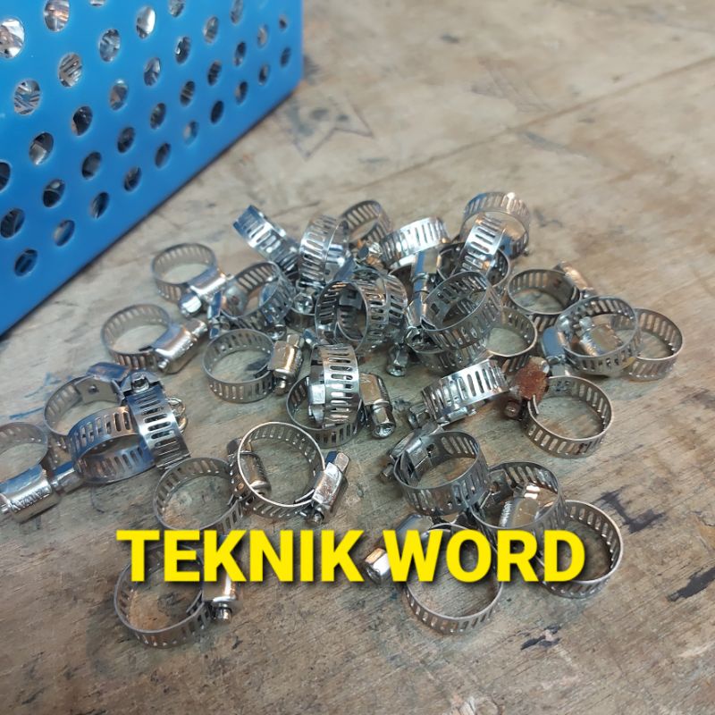 Jual Hose Clamps Klem Selang Clam Selang Stainless Shopee Indonesia