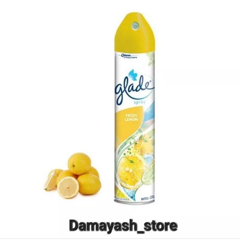 Jual Glade spray fresh lemon 250ml | Shopee Indonesia