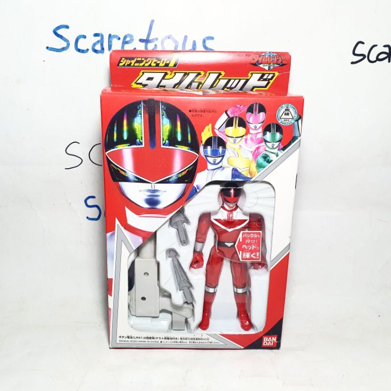 Jual Mirai Sentai Timeranger Power Rangers Time Force Red Ranger ...