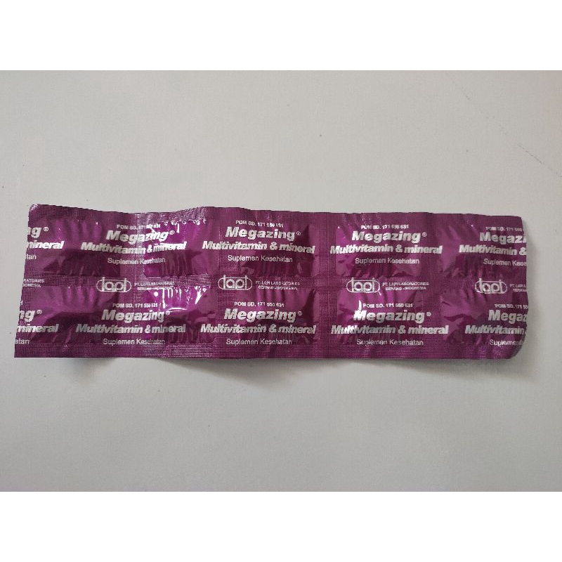 Jual megazing Multivitamin dan mineral per 1 tablet | Shopee Indonesia Jual megazing Multivitamin dan mineral per 1 tablet | Shopee Indonesia