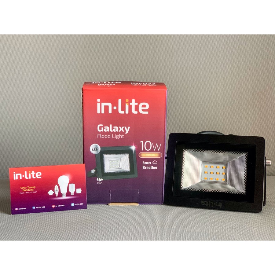 Jual LAMPU SOROT FLOODLIGHT LED INLITE 10W 10 WATT - INF027 | Shopee ...