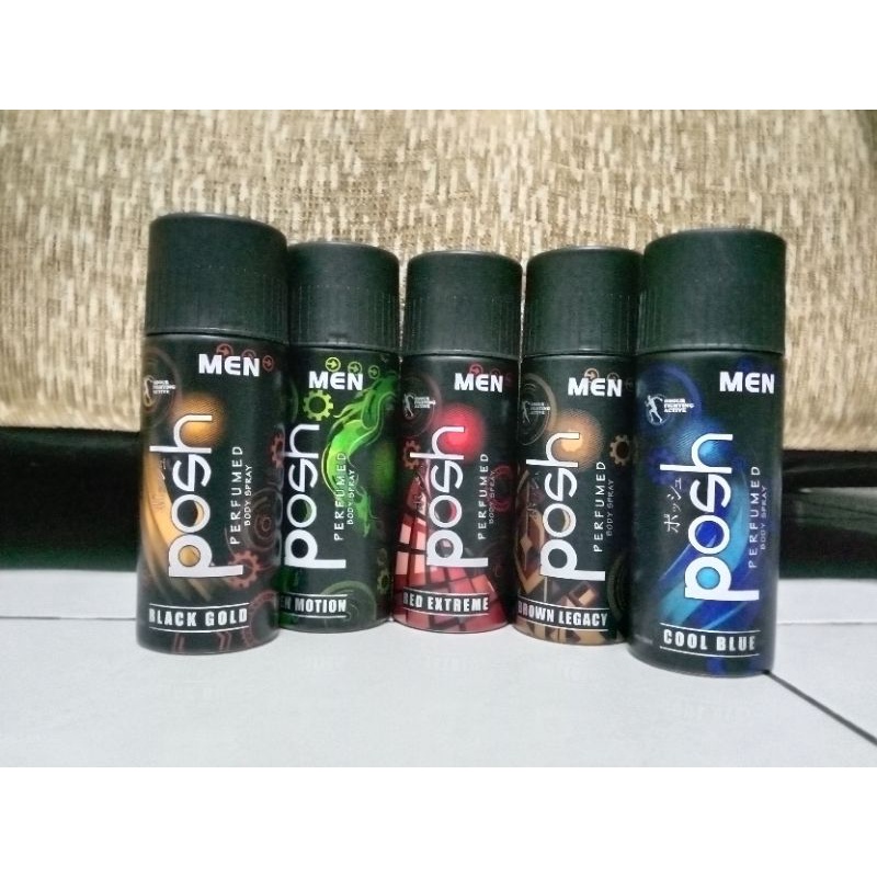 Jual posh men parfumed body spray 150ml | Shopee Indonesia