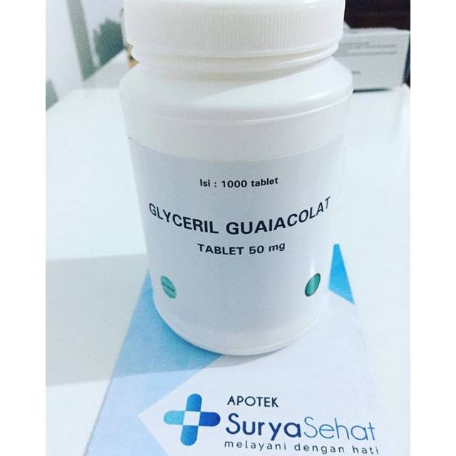 Jual GLISERIL GUAIACOLAT obat batuk berdahak ekspektoran isi 1000 ...