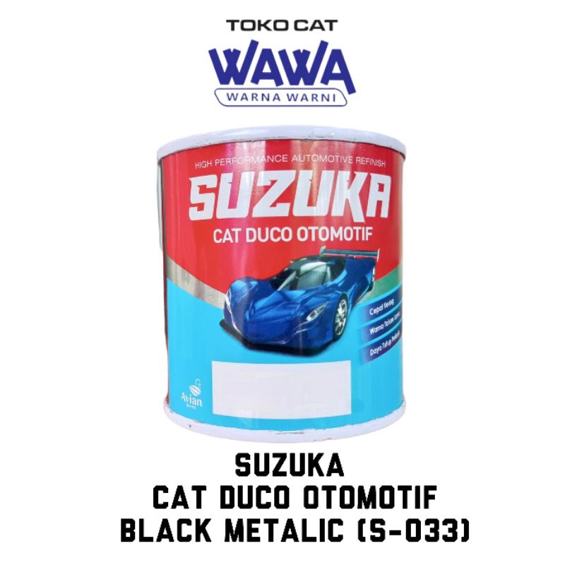 Jual cat duco Suzuka Black Metallic S033 hitam metalik cepet kering ...