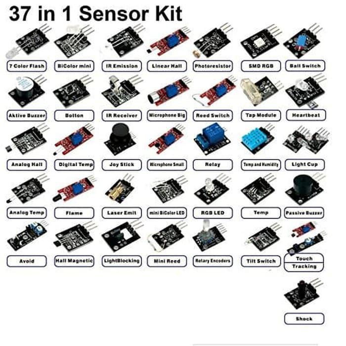 Jual Big Sale 37 In 1 No Box Sensor Kits For Arduino Sensor Kit 37 In 1