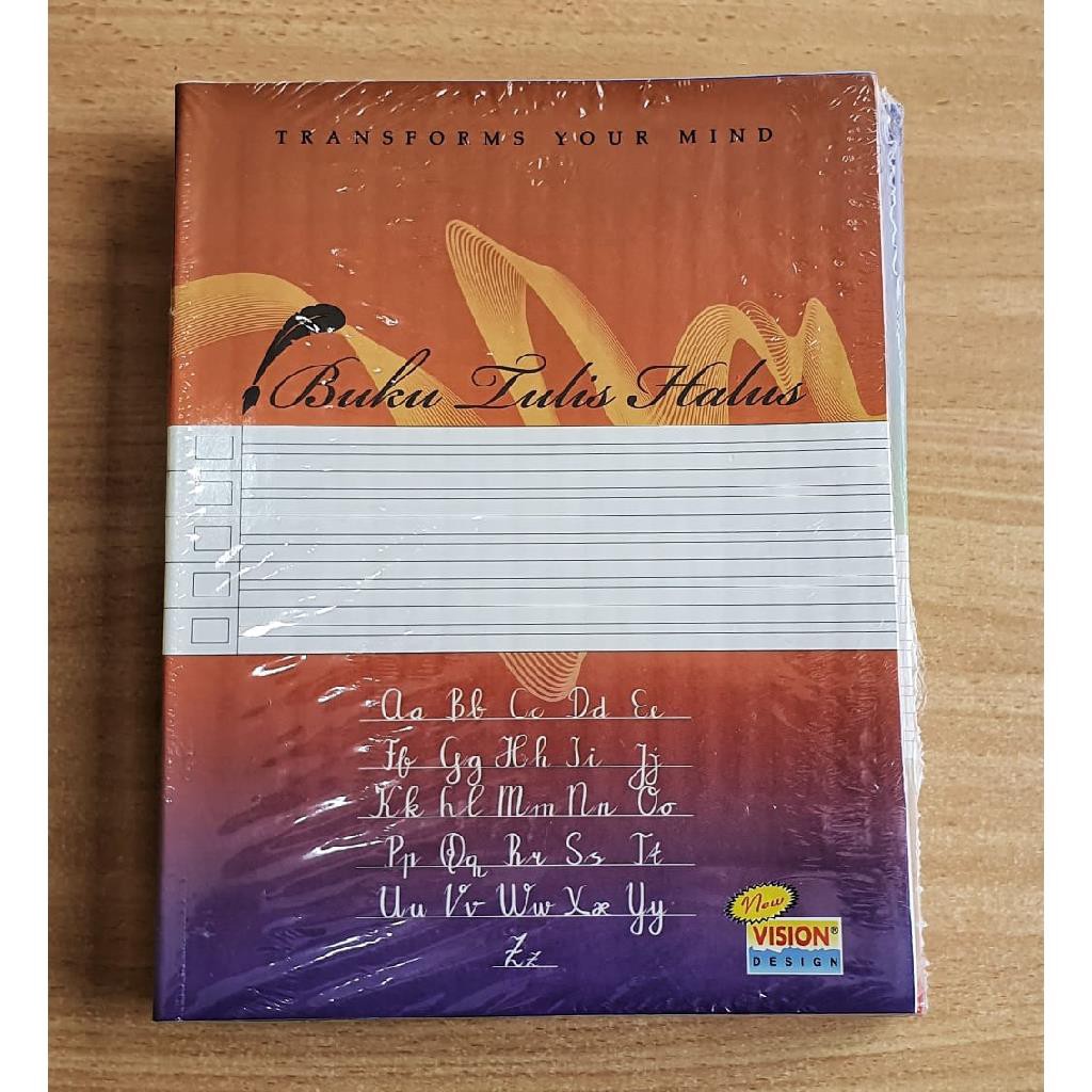 Jual Buku Tulis Halus / Garis Tiga / Garis 3 Vision (10 pcs) | Shopee ...