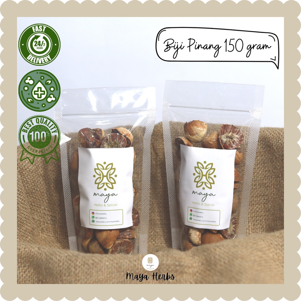 Jual Biji Pinang Kering 150 gram ( Jambe / Areca Catechu ) Indonesia ...