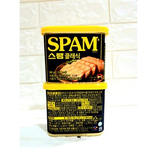 Jual Spam Classic 340 gr/ Spam Korea Classic 340g (kaleng penyok ...