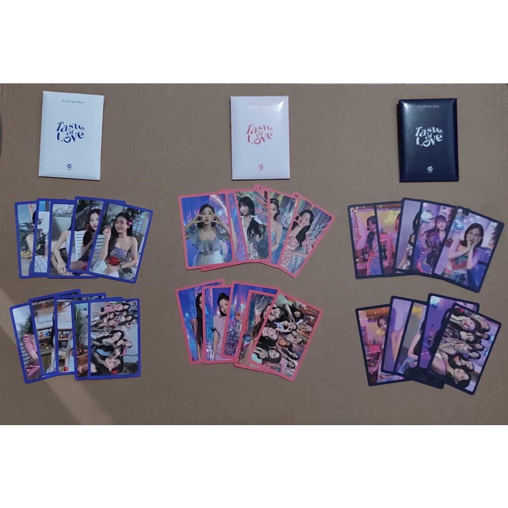 Jual OFFICIAL POB PC PHOTOCARD TWICE TASTE IN LOVE FALLEN ALCOHOL FREE TZUYU MINA SANA NAYEON ...