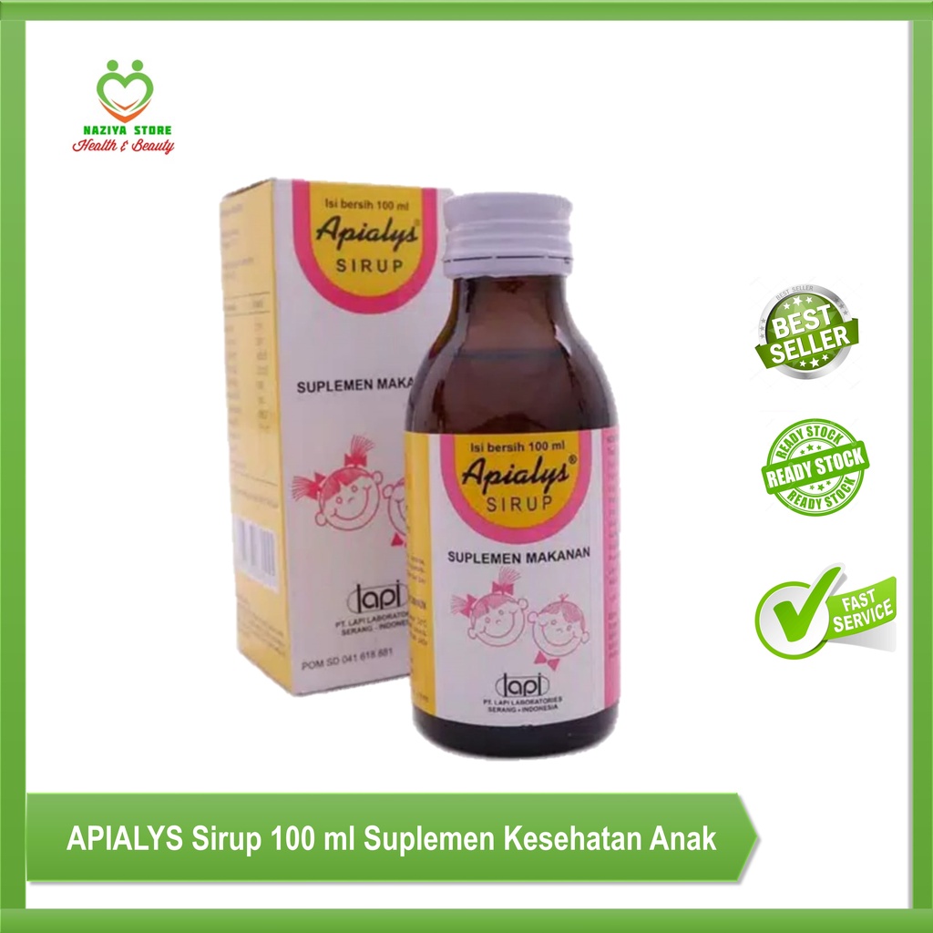 Jual APIALYS Sirup Vitamin Anak Daya Tahan Tubuh 100 ml | Shopee Indonesia