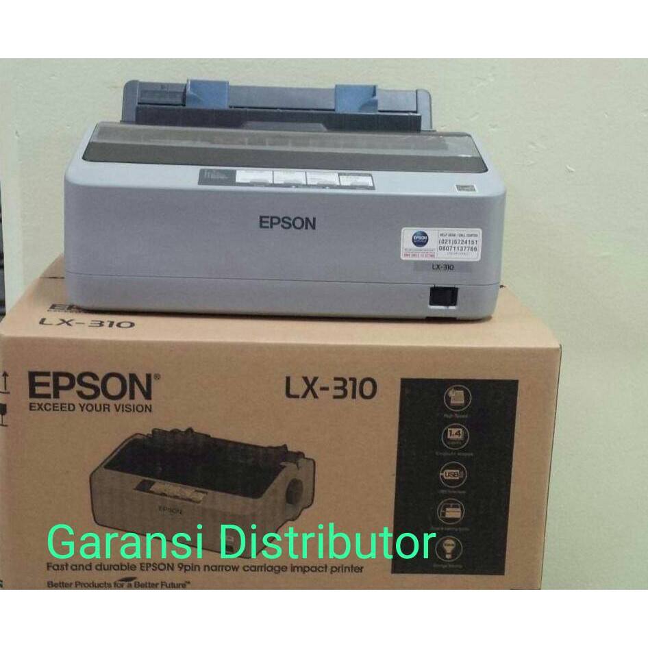 Jual Printer Epson LX310 Dotmatrix Cetak Kertas NCR Epson LX-310 Printer Baru Garansi ...