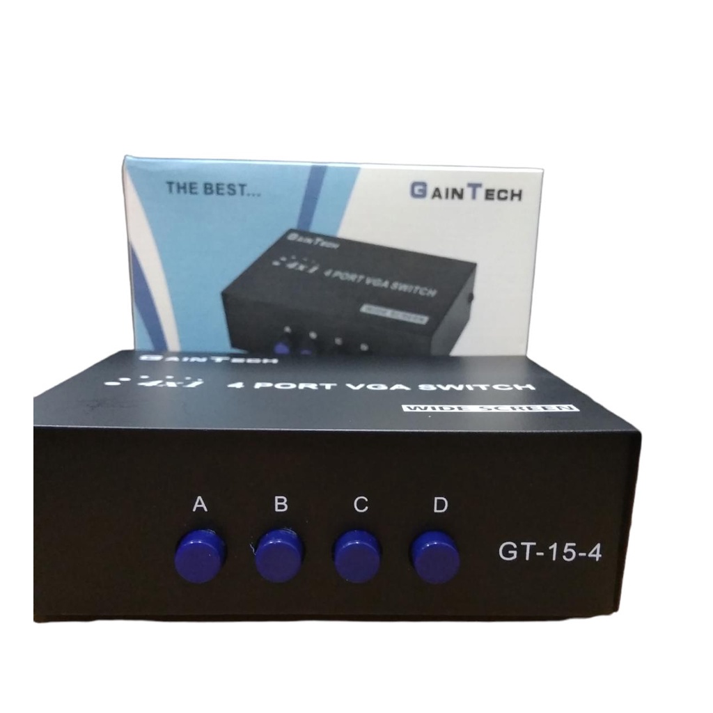 Jual DATA SWITCH VGA 1-4 PORT | Shopee Indonesia