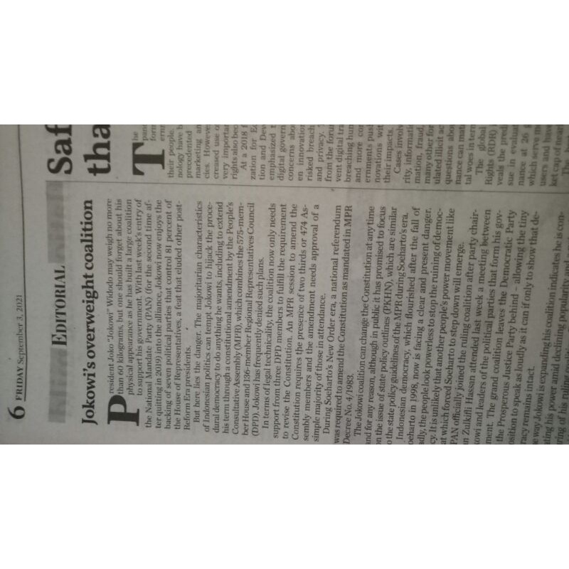 Jual EDITORIAL/Tajuk Rencana Bahasa INGGRIS Koran Bekas Khusus Koran ...