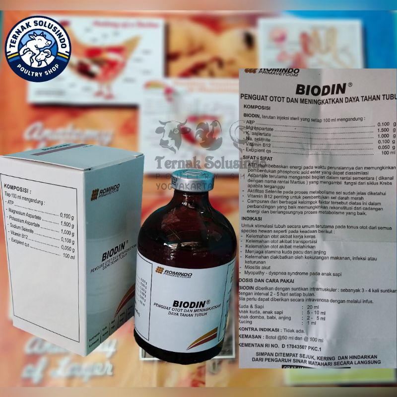 Jual Biodin Injection 100mL | Shopee Indonesia