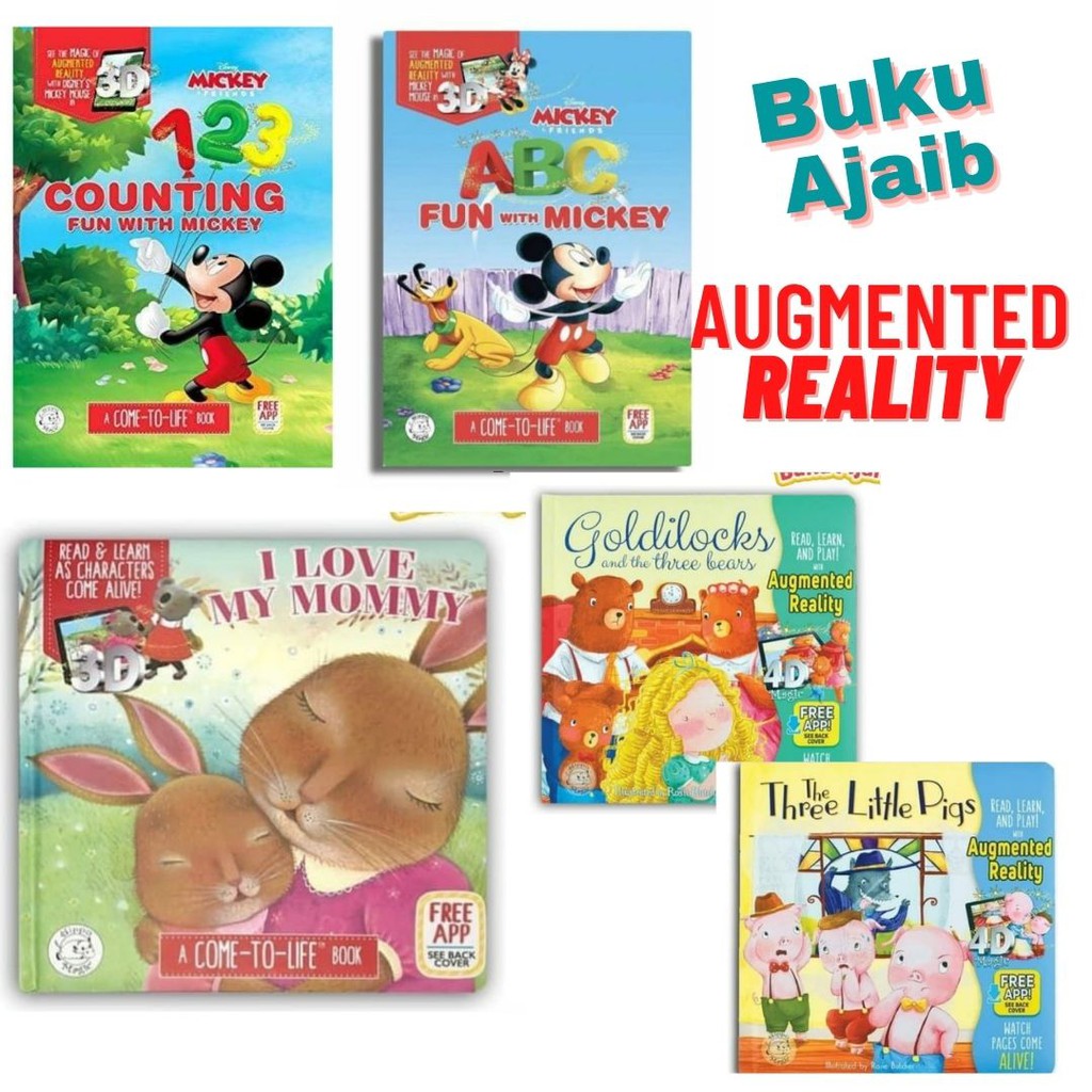 Jual Buku Augmented Reality Magic Book | Shopee Indonesia
