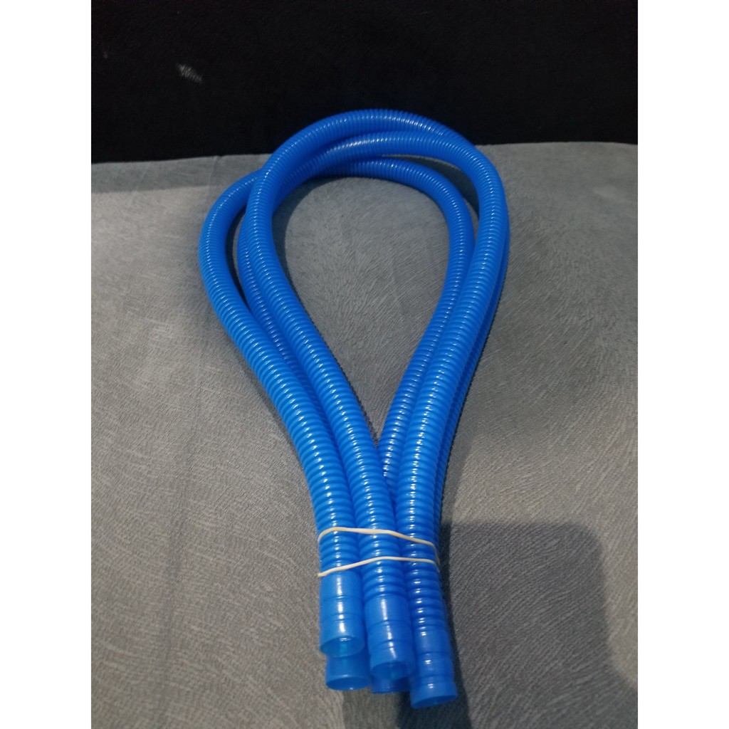 Jual Selang Spiral pompa aquarium/ selang box filter biru ukuran 60cm ...