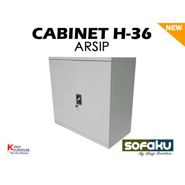 Jual Kabinet Pendek 2 Pintu Modern Baja - Cabinet File Hotel - Lemari ...