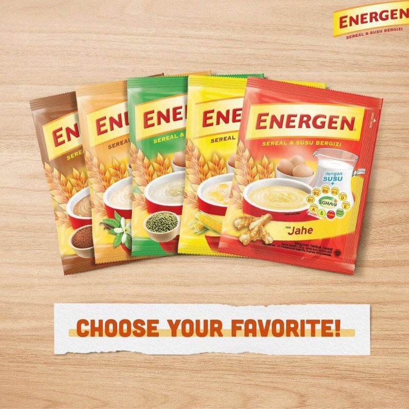 Jual Energen kemasan baru isi 5 lebih besar 32 gr / KEMASAN ISI LEBIH ...