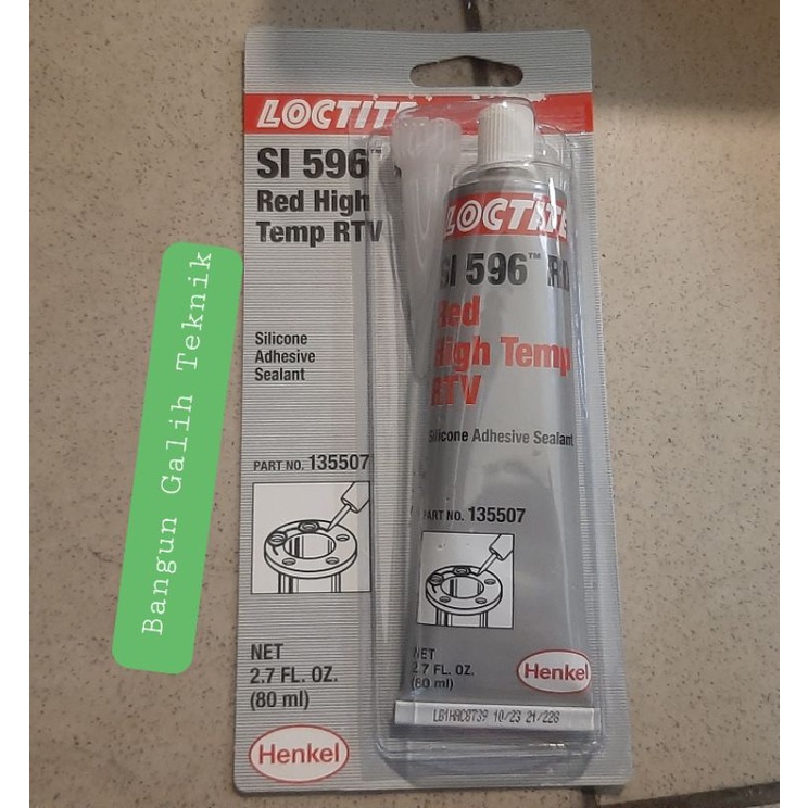 Jual Loctite SI 596 Red High Temp Rtv Gasket | Shopee Indonesia