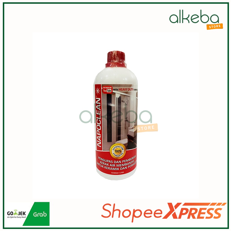 Jual Napoclean 1000 ml Merah heavy duty pembersih kerak toilet | Shopee ...