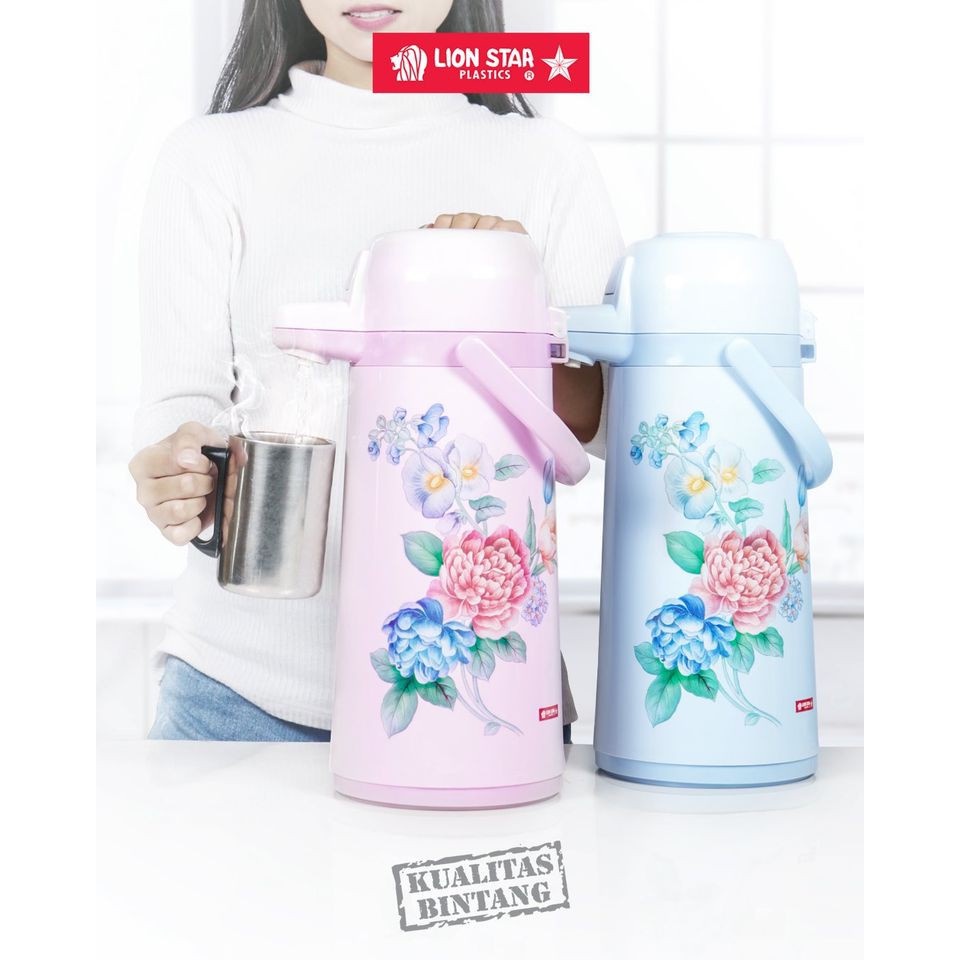 Jual Thermos Air Panas Pencet Airpot 2 Liter AP-2 Lion Star Tahan Panas Termos Original | Shopee ...