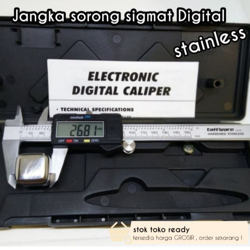 Jual jangka sorong digital sigmat sketmat digital stainless | Shopee Indonesia