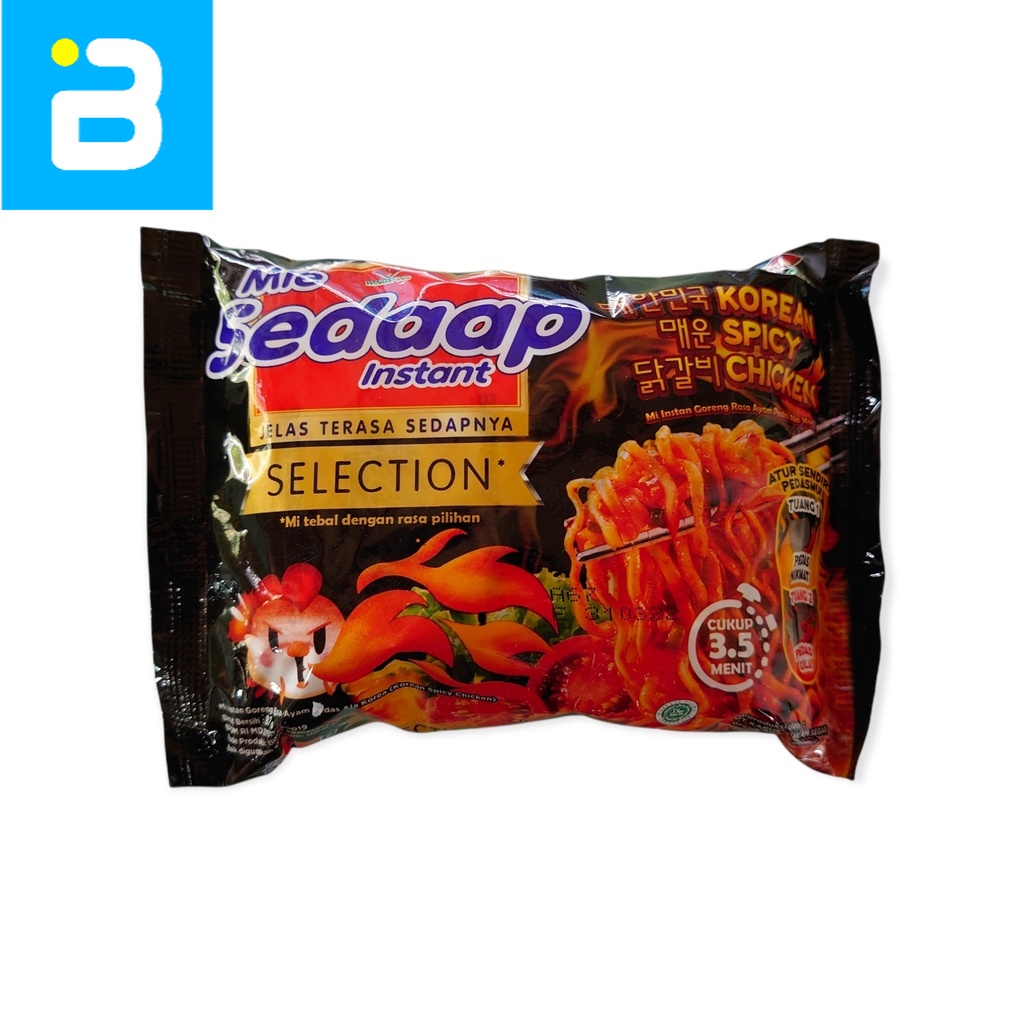 Jual Mie Sedaap Selection Korean Spicy Chicken 87 G | Shopee Indonesia