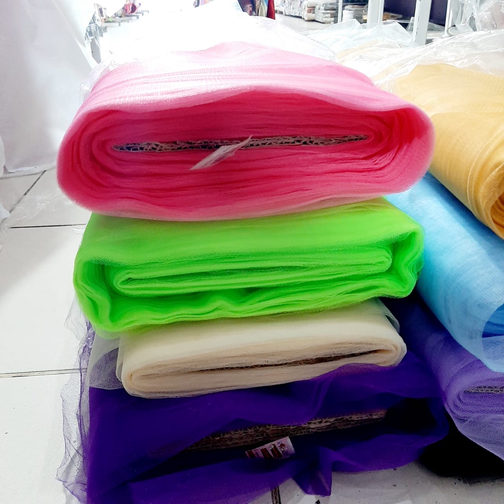 Jual Kain tile halus merk bee banyak pilihan warna/ Kain tile bee ...