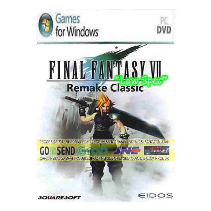 Jual FINAL FANTASY VII REMAKE CLASSIC - CD - DVD - PC GAME - GAME PC ...