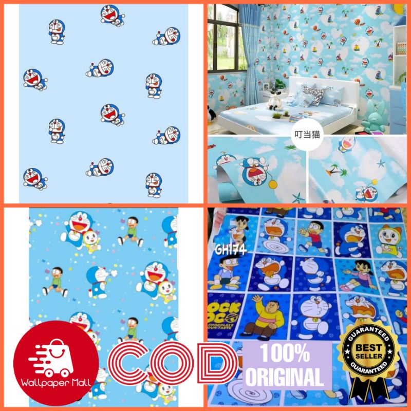 Jual Wallpaper Dinding Doraemon Walpaper Dinding Doraemon Stiker Dinding Doraemon Stiker Dinding ...
