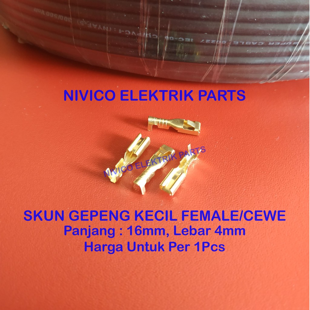 Jual Skun Gepeng Cewek Female Kecil / Socket Motor / Skun Motor ...