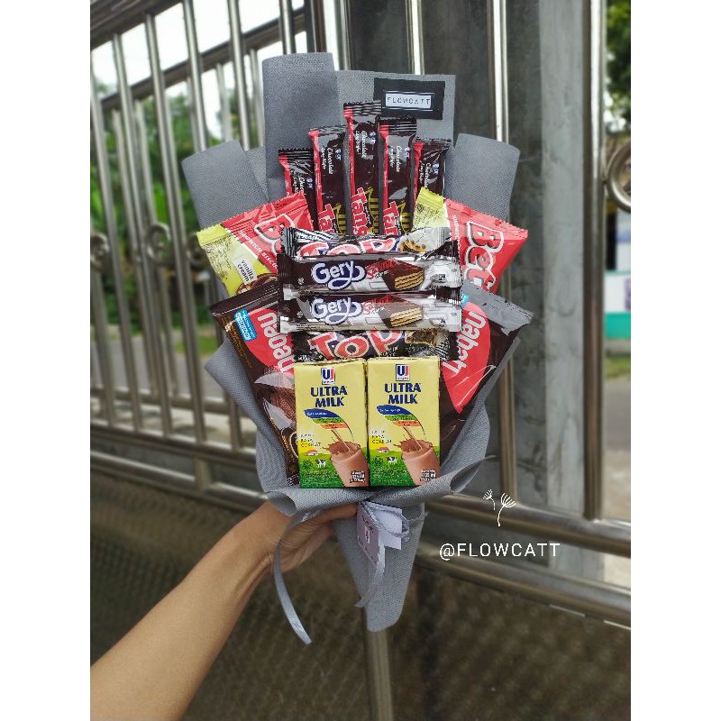 Jual Bucket Snack / Buket Snack / Bouquet Snack / Bucket Snack susu ...