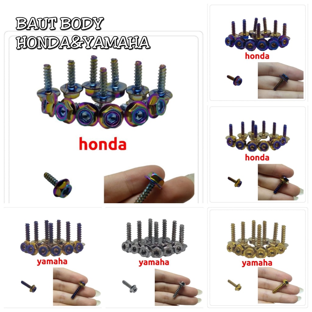 Jual BAUT BODY PROBOLT BAUT PROBOLT BODY HONDA VARIO SCOOPY BEAT PCX ...
