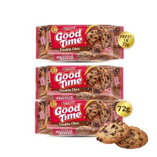 Jual Good Time Biskuit Double Choc 72 gr Triple pack | Shopee Indonesia