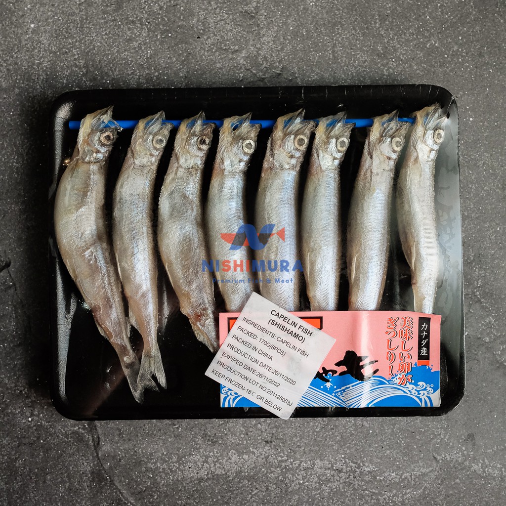 Jual Ikan Shisamo Capelin Sisamo isi Telur Telor Ikan Tobiko fresh ...