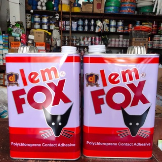 Jual lem fox kuning galon 2,5 kg | Shopee Indonesia