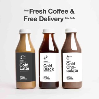 Jual LATTE by SRSLY Coffee - Botol Coffee - Kopi 1 Liter - Kopi Susu ...