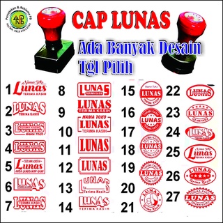 Jual Cap lunas / Cap otomatis / Stempel Lunas / Stempel warna Murah / stempel warna | Shopee ...