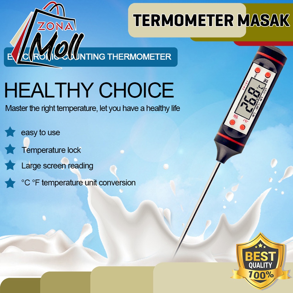 Jual TERMOMETER MASAK DIGITAL UKUR SUHU AIR DIGITAL FOOD THERMOMETER ...
