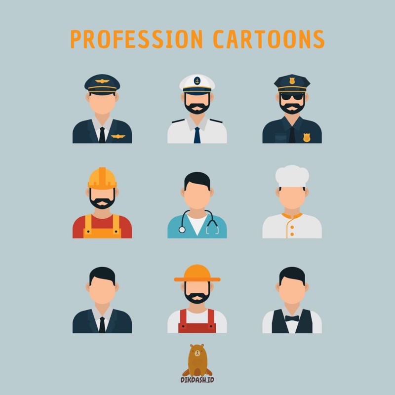 Jual STICKER PROFESI | STICKER JOB | STICKER MURAH | STICKER LUCU ...