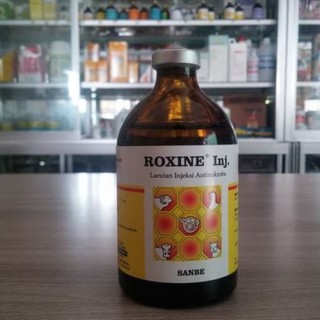 Jual Roxine antibiotik injeksi untuk hewan 100ml | Shopee Indonesia