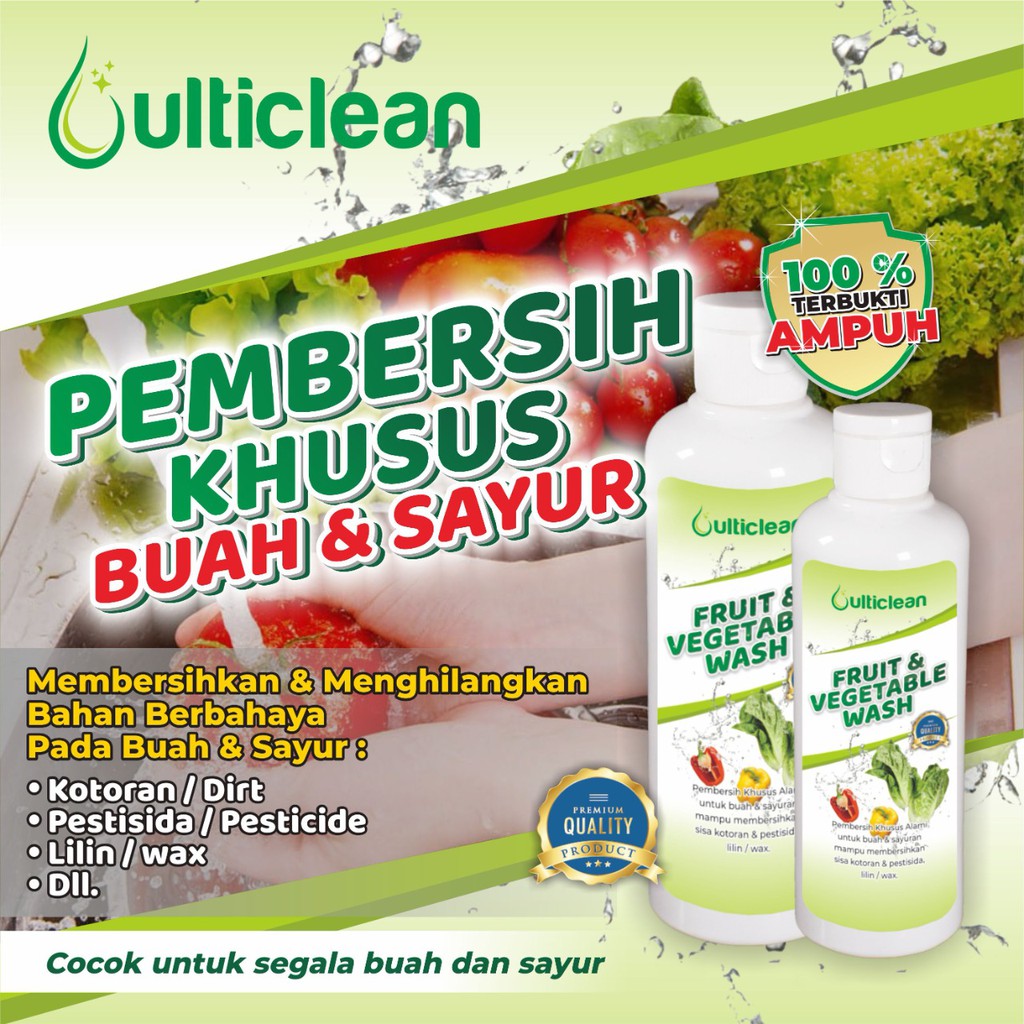 Jual PEMBERSIH BUAH DAN SAYUR SABUN CUCI FRUIT VEGETABLE WASH LILIN ...