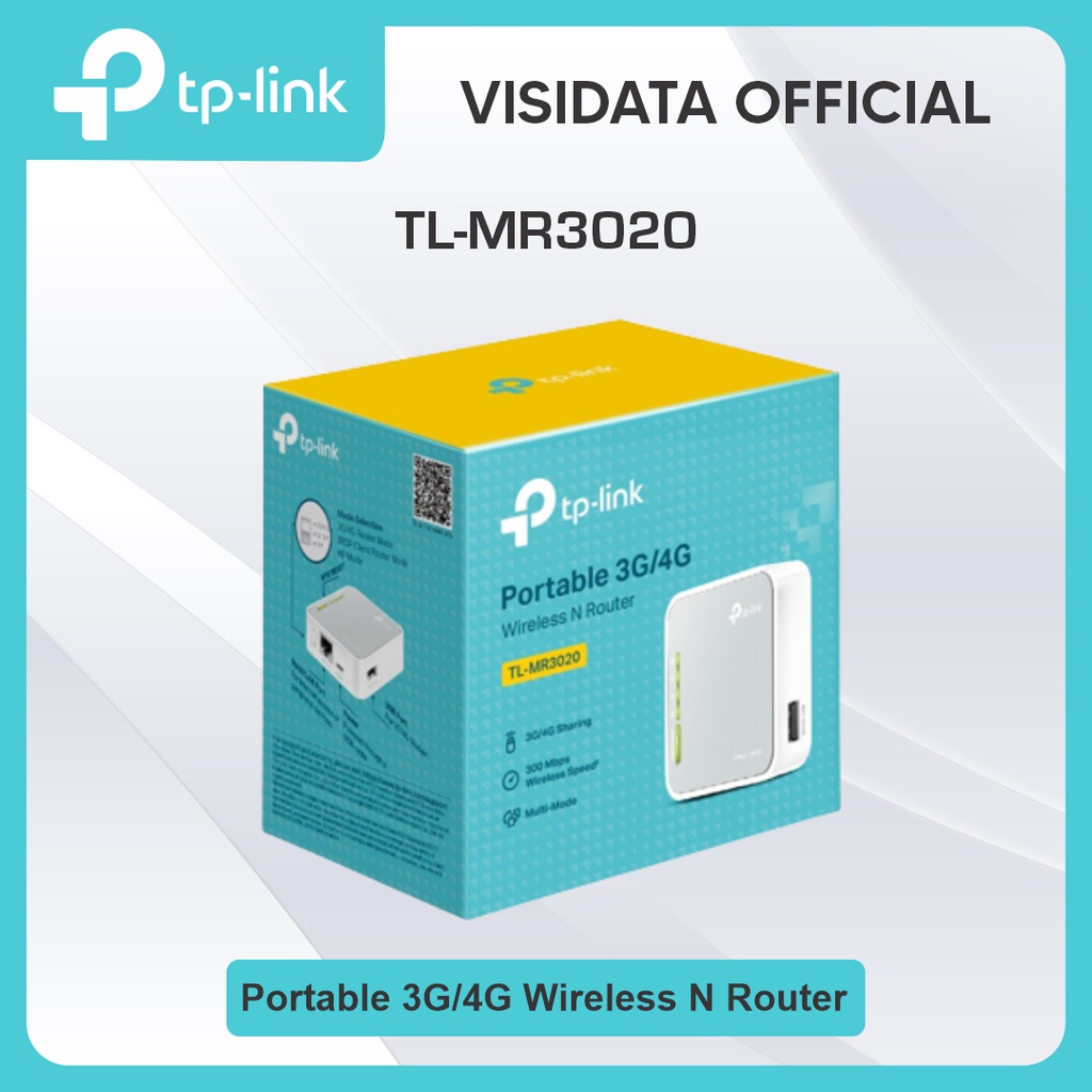 Jual tp-link Portable 3G/4G Wireless N Router | TL-MR3020 - Garansi ...