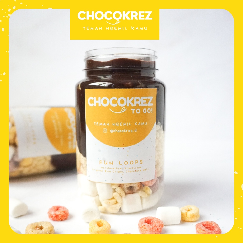 Jual Choco jar - crunchy jar rice crispy | Chocokrez To Go! - Fun Loops ...