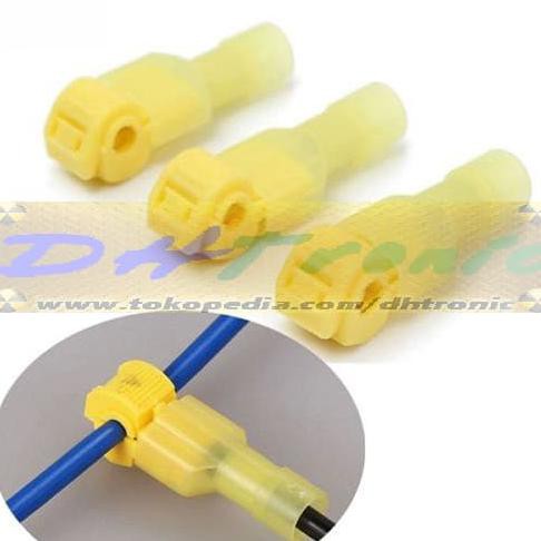 Jual Ba-179C T Yellow Clipper ( Cable Connector Kabel Cabang T ...