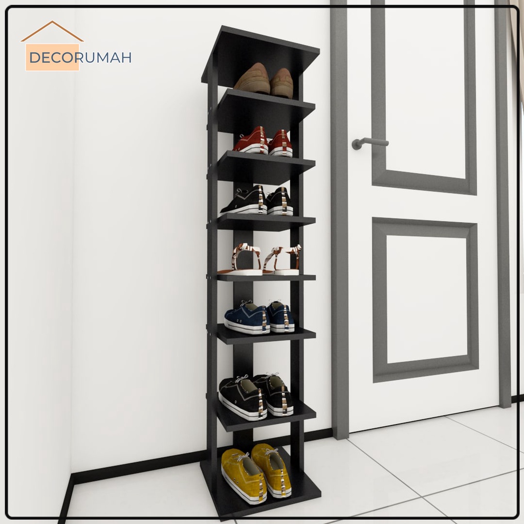 Jual Rak Sepatu Dinding Tempel Minimalis Serbaguna Sudut Ruang Tamu ...