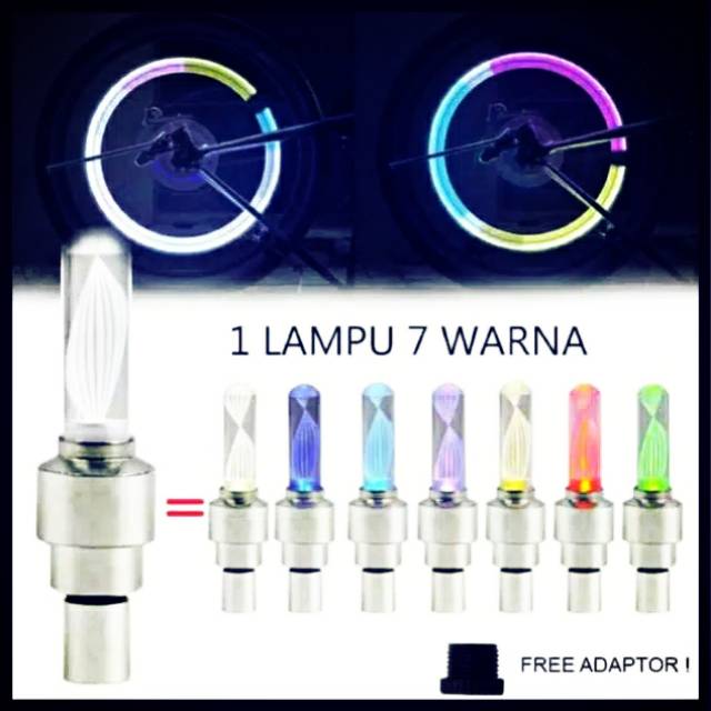 Jual Lampu led ban motor mobil sepeda pentil | Shopee Indonesia