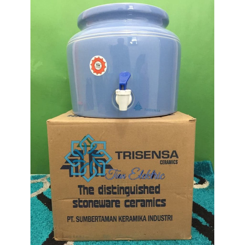 Jual Promo TRISENSA CERAMICS Guci Galon Air Minum Polos Elegan ...